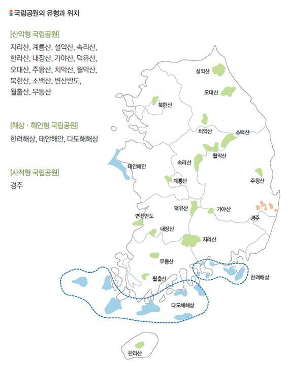 우리나라 1호 국립공원은 지리산...두번째는 어디?