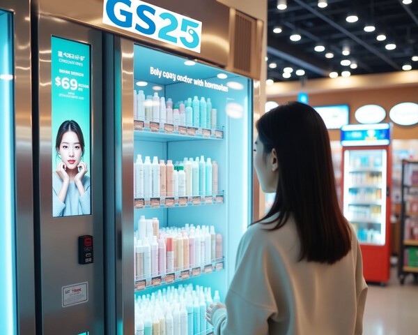 [르포] 하루당 100명 꼴로 이용...GS25, 뷰티디바이스 직접 가보니